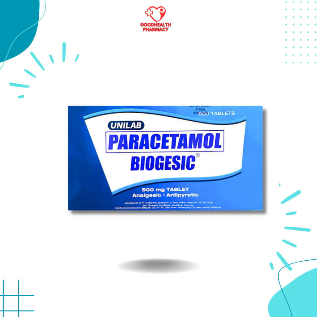 Biogesic Paracetamol 500mg (10PCS) | Shopee Philippines