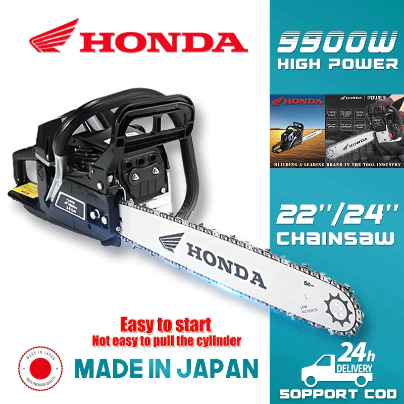 NEW Honda Original Gasoline Chainsaw 22/24 Inches 68cc 5.5kw High Power ...
