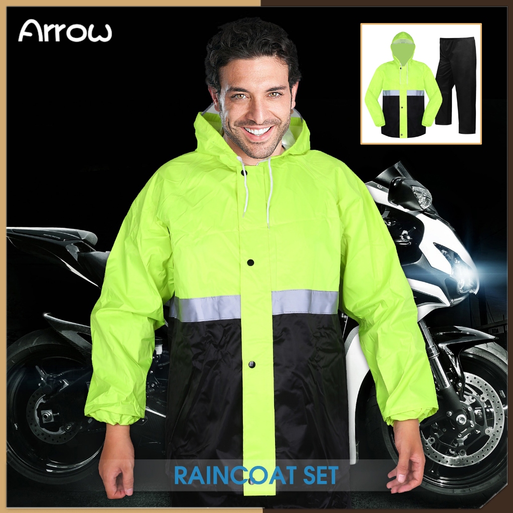 Arrow Motorcycle Riding Adults Raincoat Waterproof Jacket Motorcycle ...