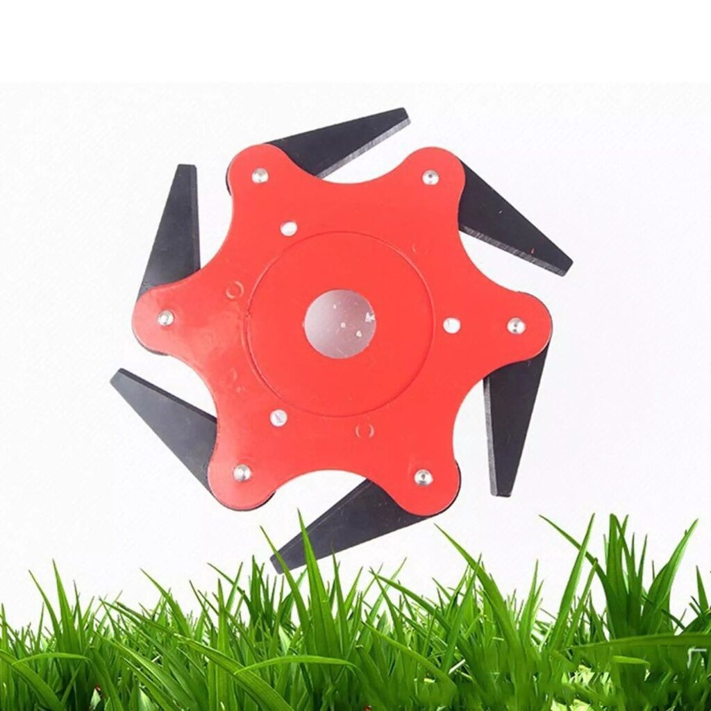 6 Teeth Cutter Blade Grass Cutter Grass Trimmer Cutter Tool Lawn Mower ...