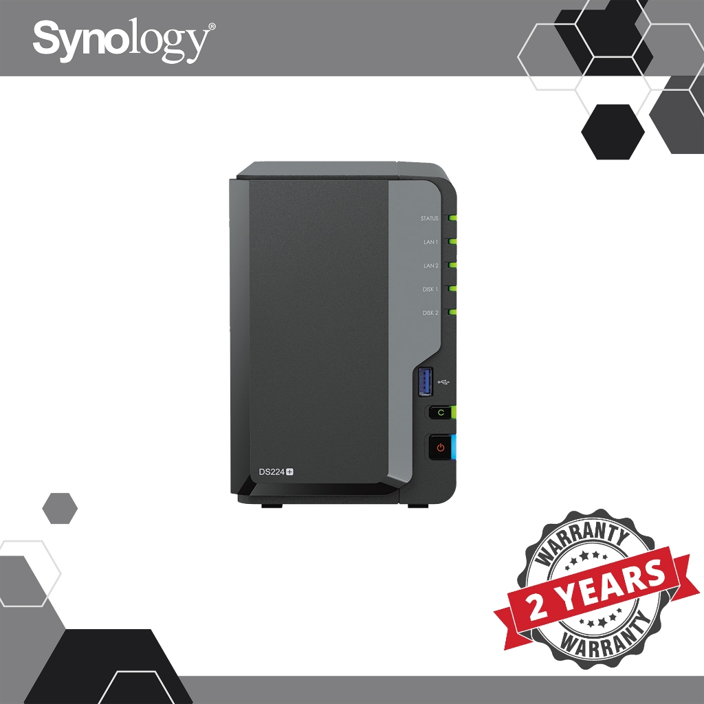 Synology DS224+ 2 Bay DiskStation NAS (Diskless) | Shopee Philippines