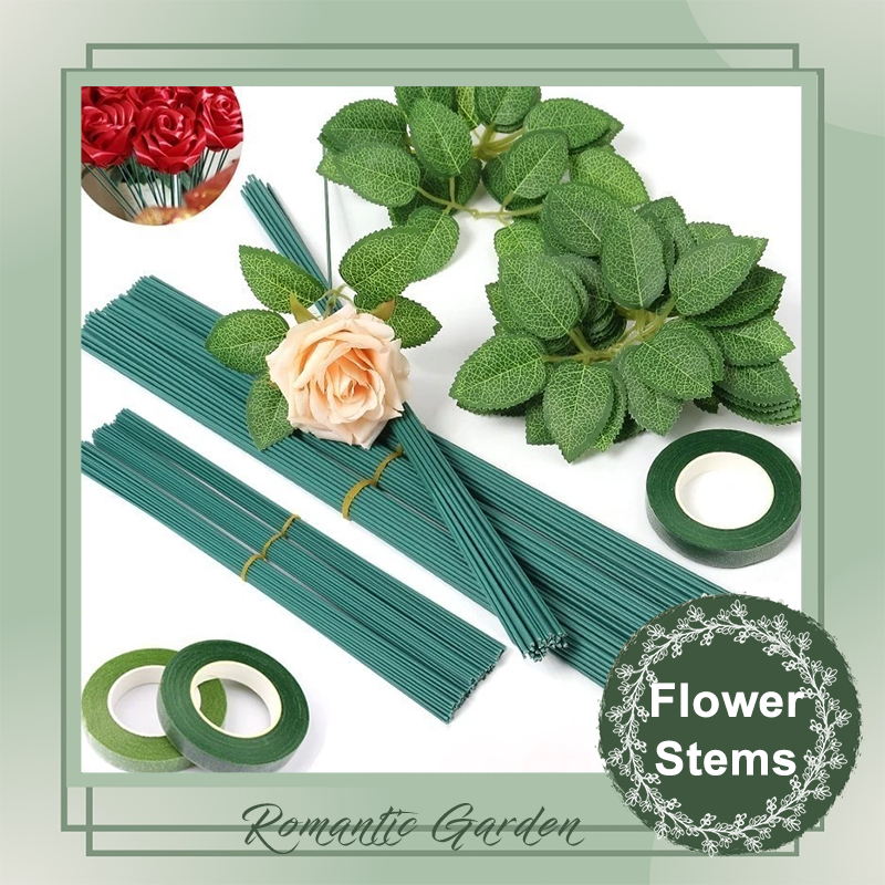 10pcs Flower stems sticks 40cm stem | Shopee Philippines
