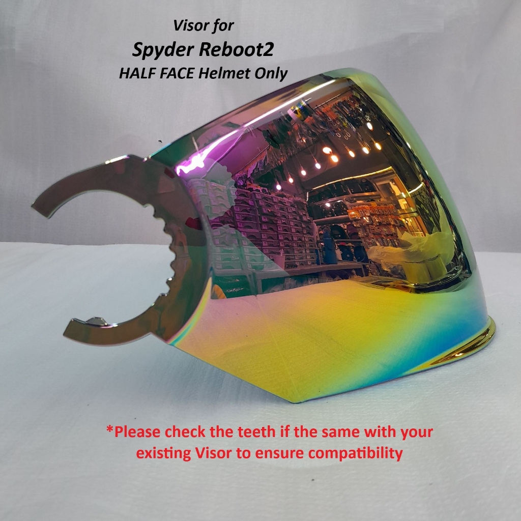 Spyder Reboot2 Spare Visor Helmet Lens Original 2020257 | Shopee ...