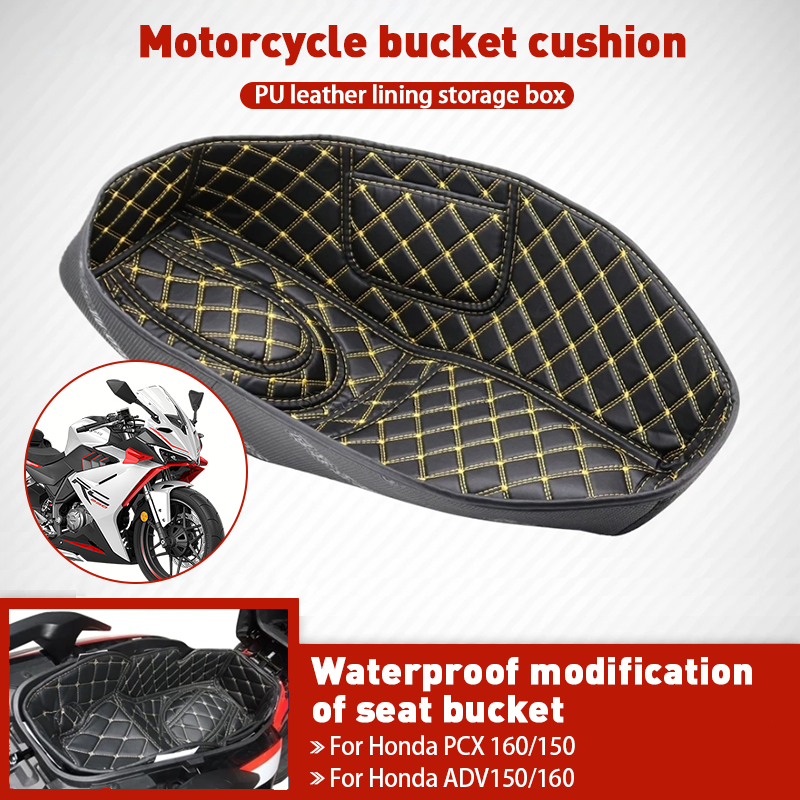 Honda PCX 160/ADV 160 PREMIUM UBOX Seat COMPARTMENT Cover Leather Cover ...