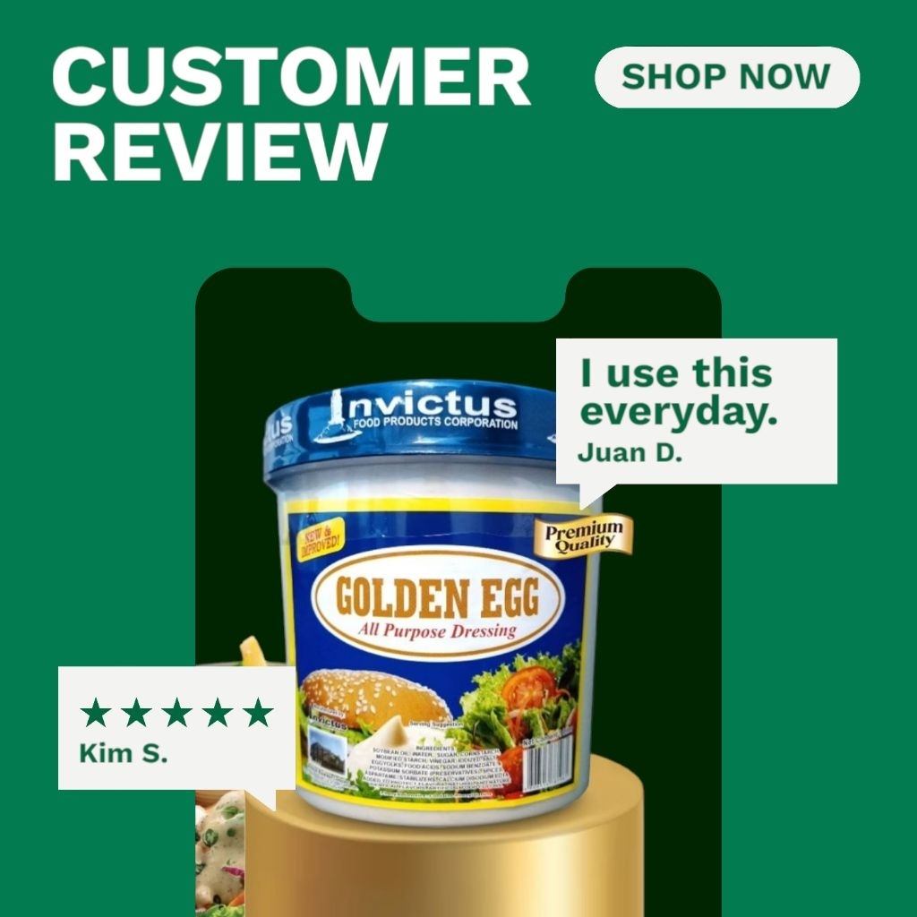 Invictus Golden Egg Mayo 1kg | Shopee Philippines