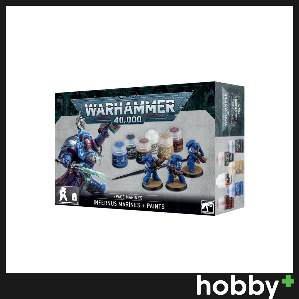 Warhammer 40K Space Marines Infernus Marines + Paints | Shopee Philippines