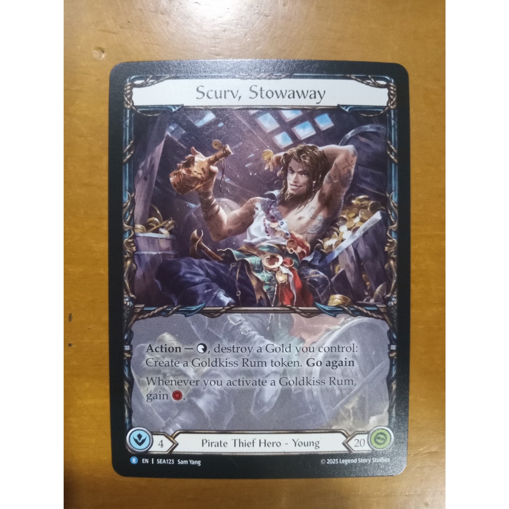 FAB Scurv, Stowaway Rare High Seas SEA Flesh and Blood TCG English ...