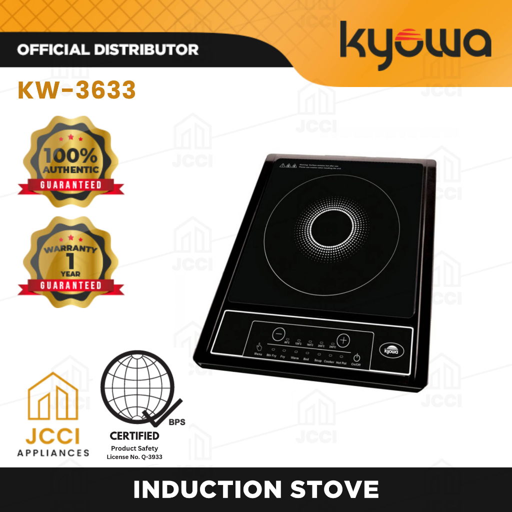 Kyowa Induction Stove with pot Original with 1 Year Warranty KW-3633 ...
