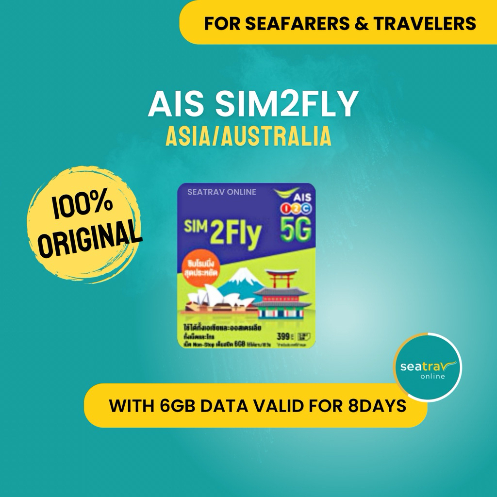 AIS SIM2Fly Asia/Australia (32 countries) | Shopee Philippines