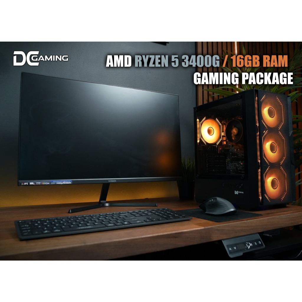 AMD R5 3400G x 16GB RAM | DESKTOP PACKAGE | Shopee Philippines