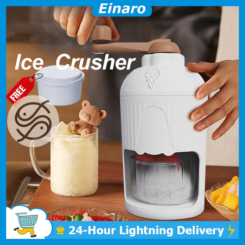 Hand Ice Crusher Mini Manual Smoothies Maker Machine Portable Household ...