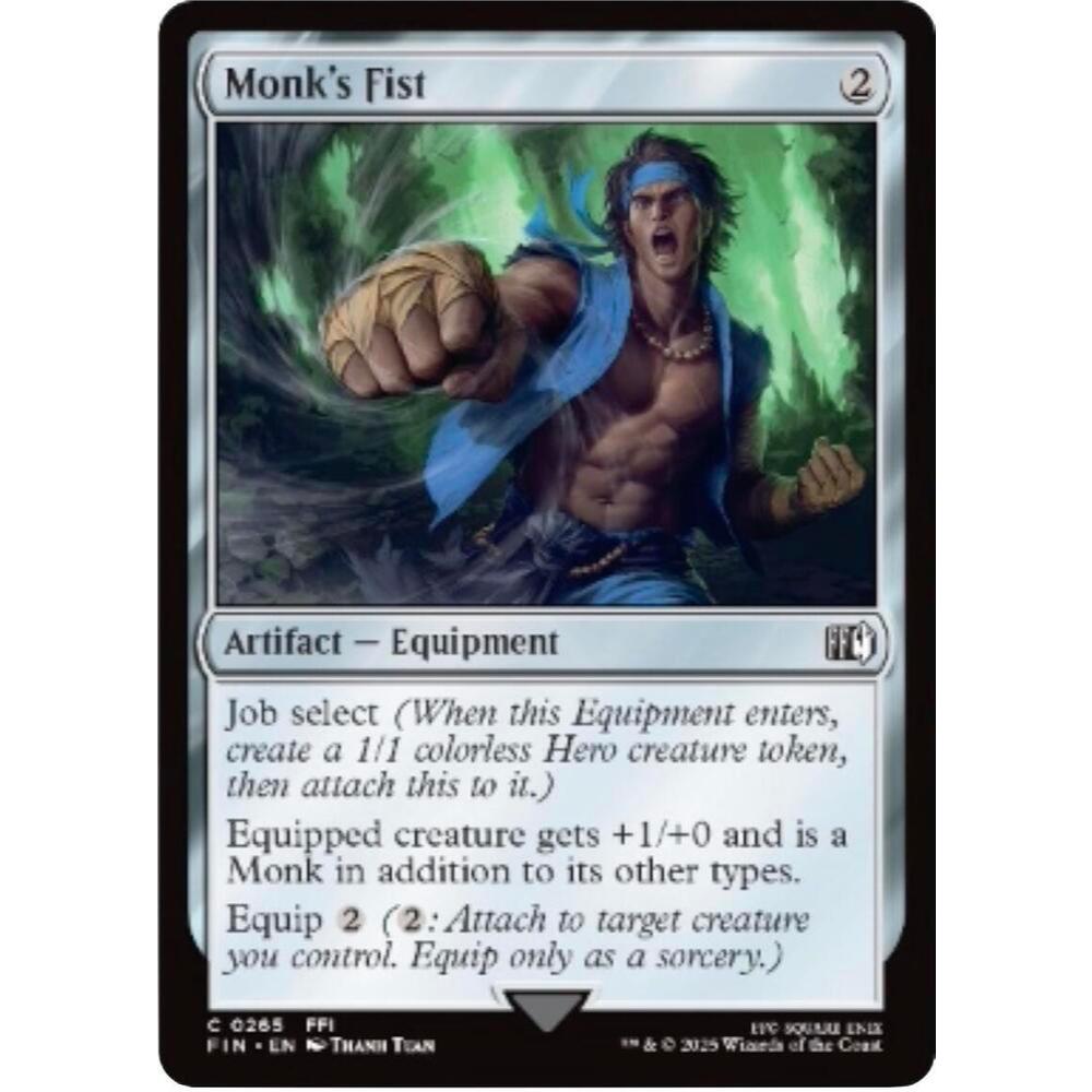 Monk's Fist FIN Final Fantasy MTG Magic The Gathering | Shopee Philippines