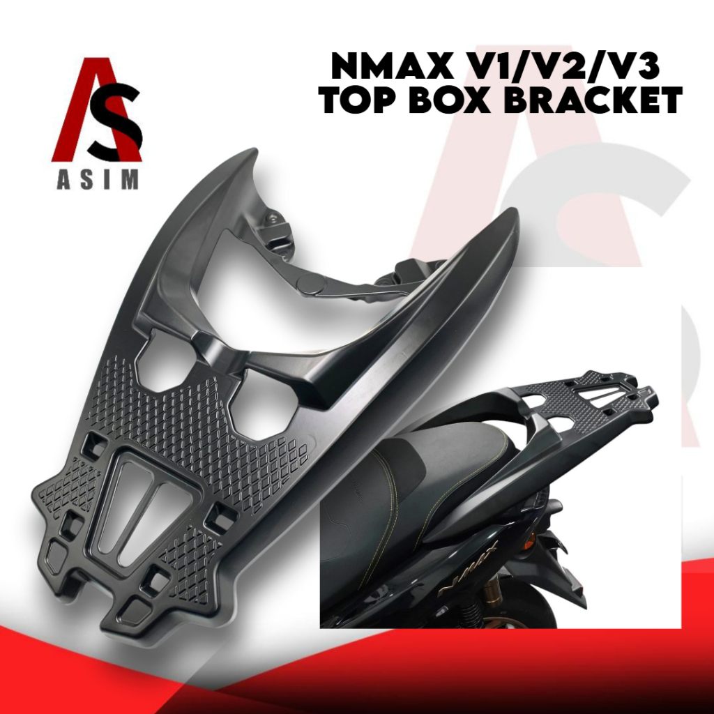 ASIM MOTORCYCLE NMAX V1 V2 V3 TOP BOX BRACKET ALLOY | Shopee Philippines