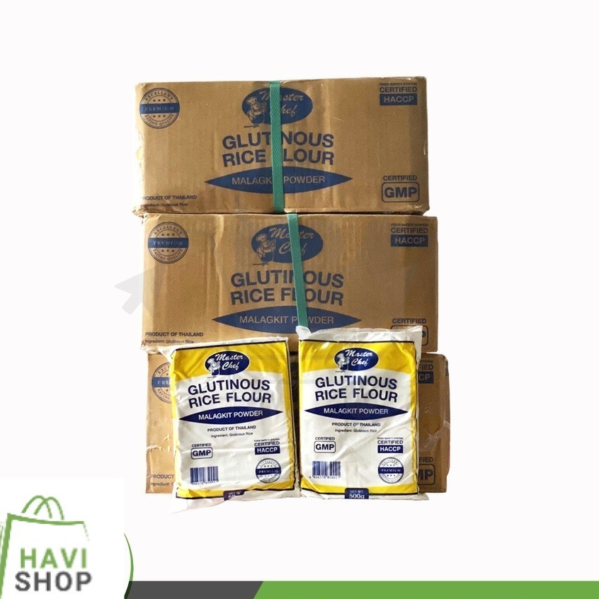 Master Chef Glutinous Rice Flour (1BX) 20pcs x 500g HAVI SHOP | Shopee ...