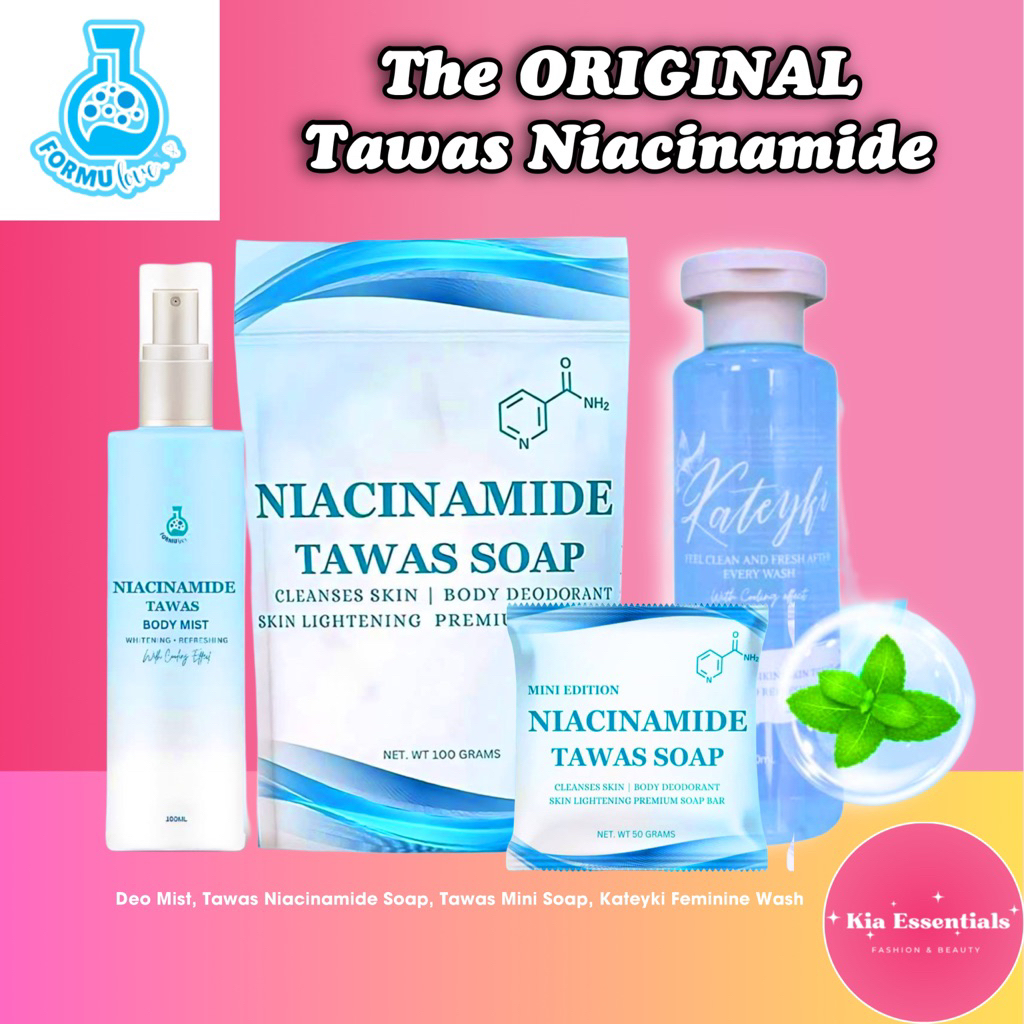 Niacinamide Tawas Soap THE ORIGINAL Antibacterial Remove Bad Odors ...