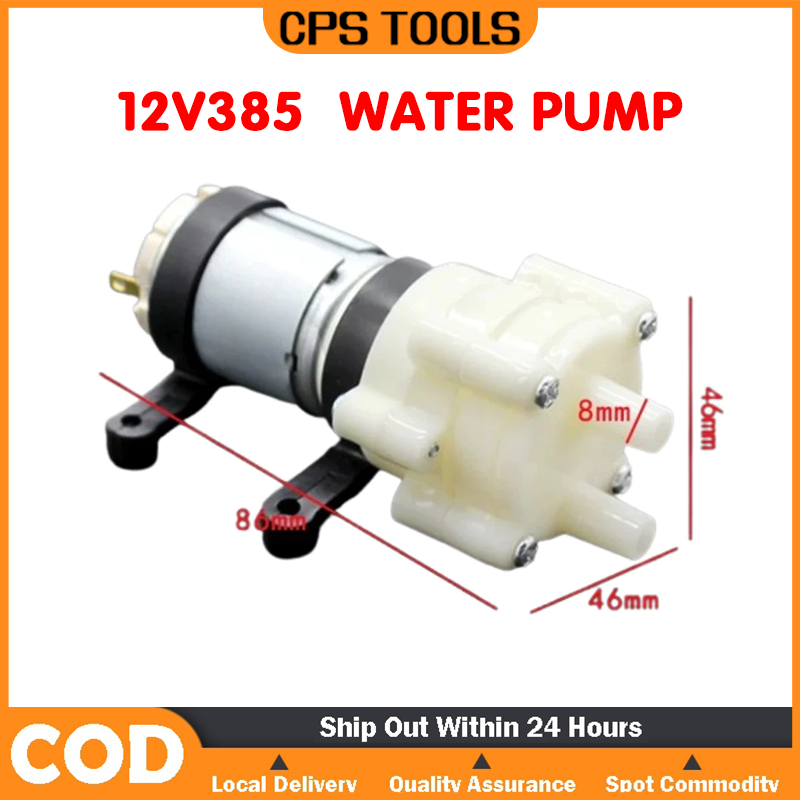 Water Pump 385 12V Dc Water Pumping Motor Mini Water Pump Machine For ...