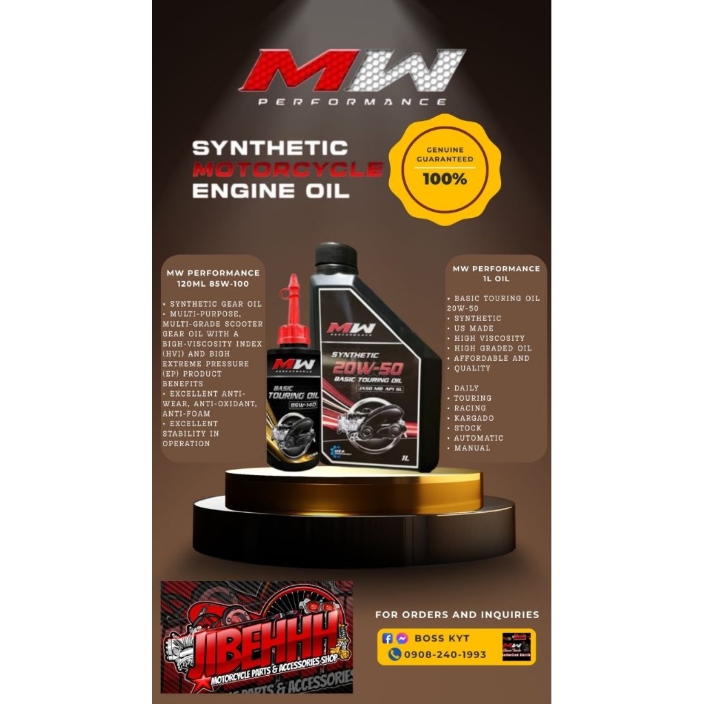 MW Oil Performance 1L + 1 MW Gear Oil | Shopee Philippines
