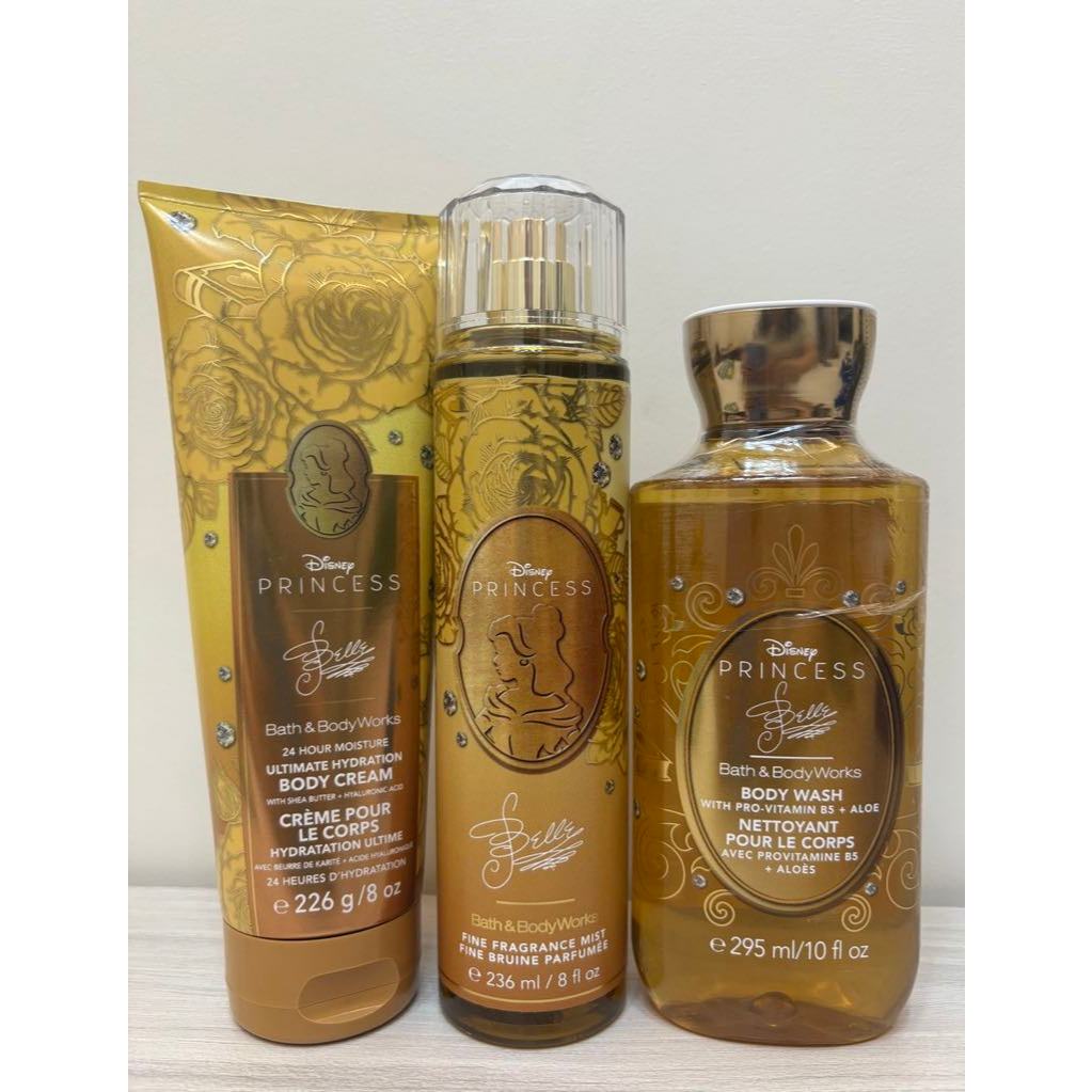 Bath & Body Works Disney Princess Belle Fragrance Mist - Body Wash ...
