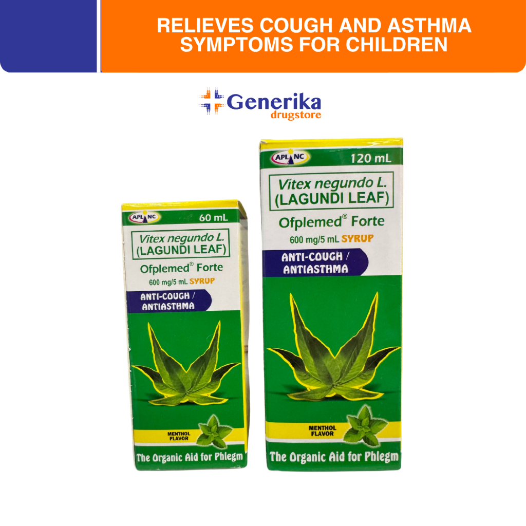 Ofplemed Forte Lagundi Syrup 600mg/5ml – 60ml | Shopee Philippines