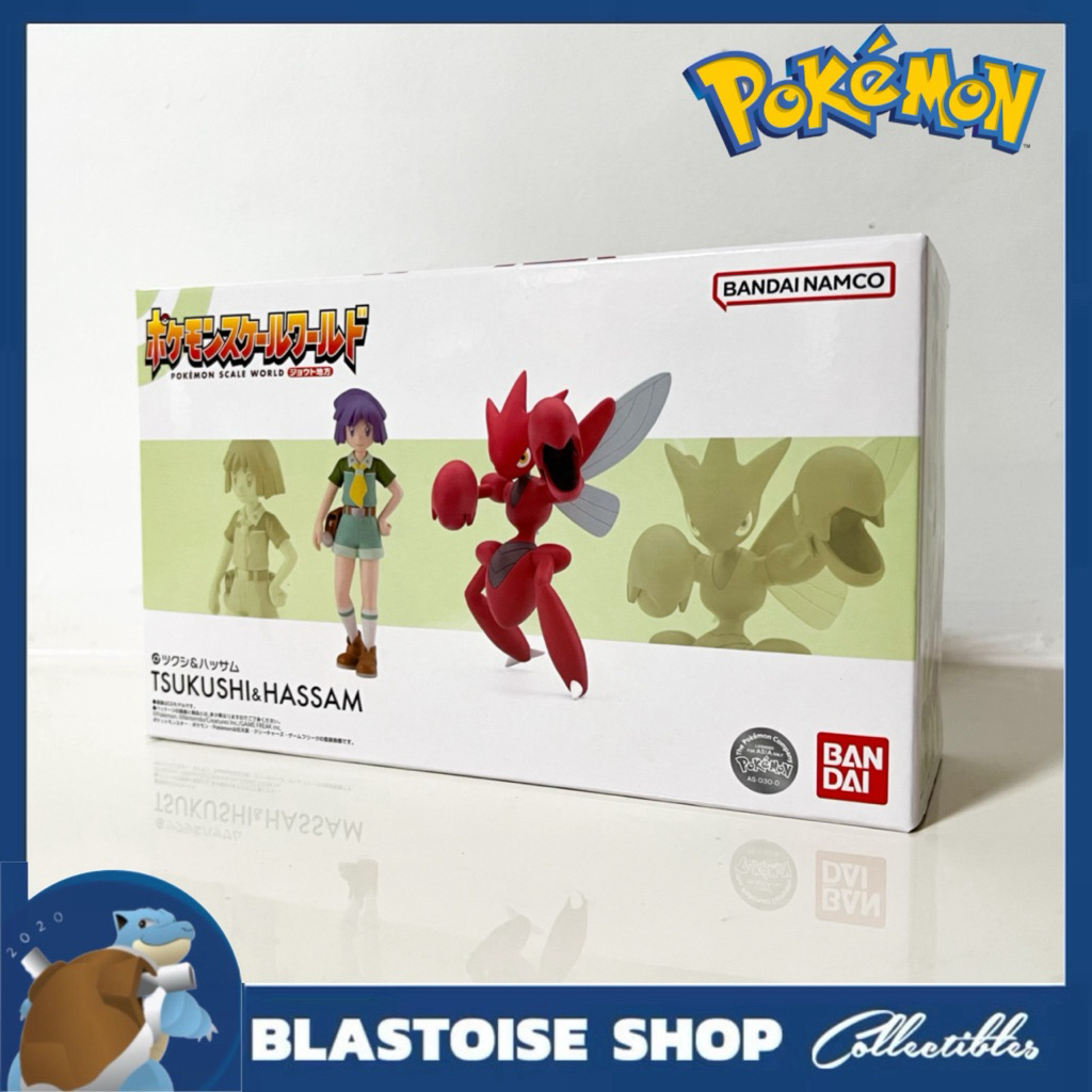 Pokemon Scale World Johto Bugsy & Scizor 1:20 Scale Figure | Shopee ...