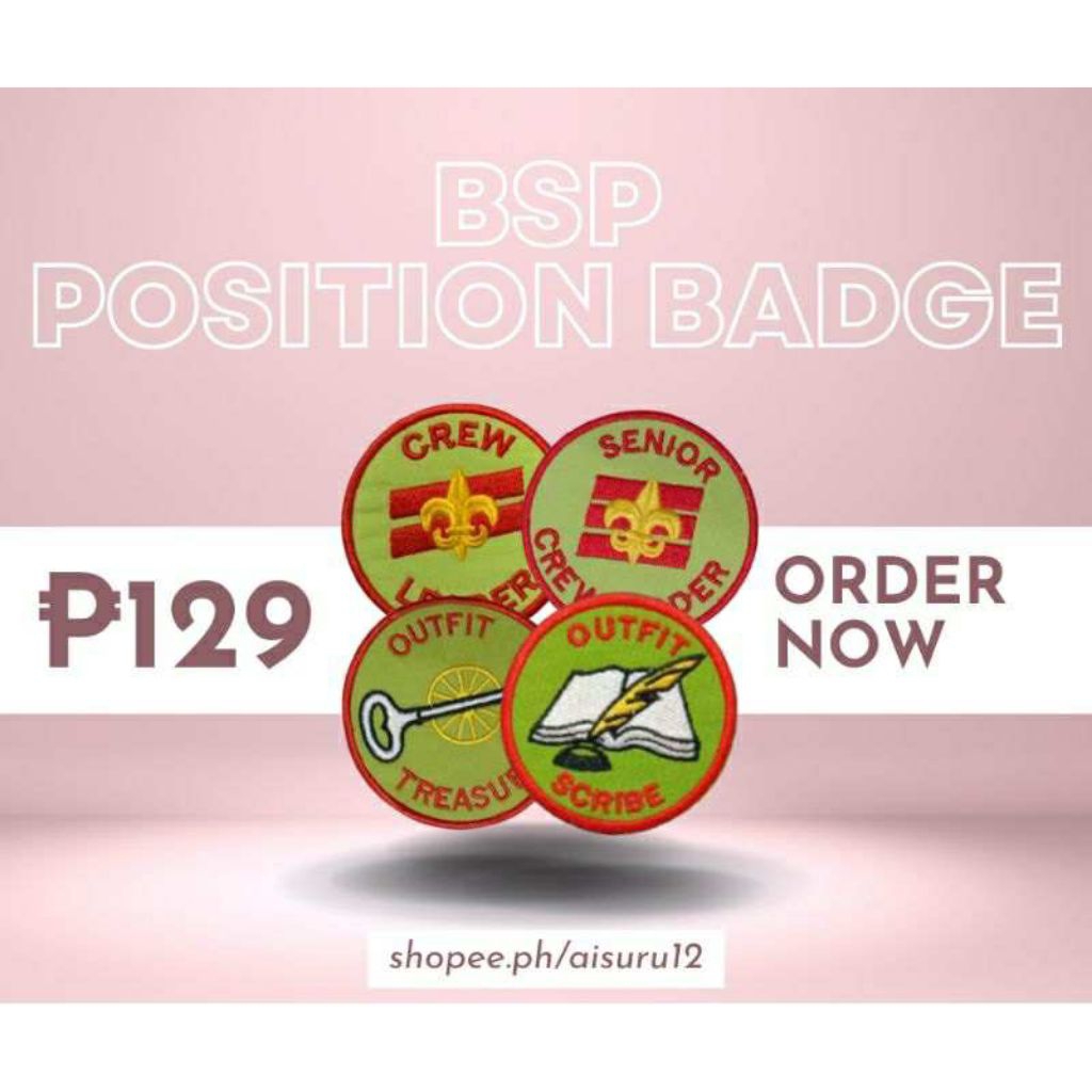 Position Badges for Boy and Girl Original | Shopee Philippines