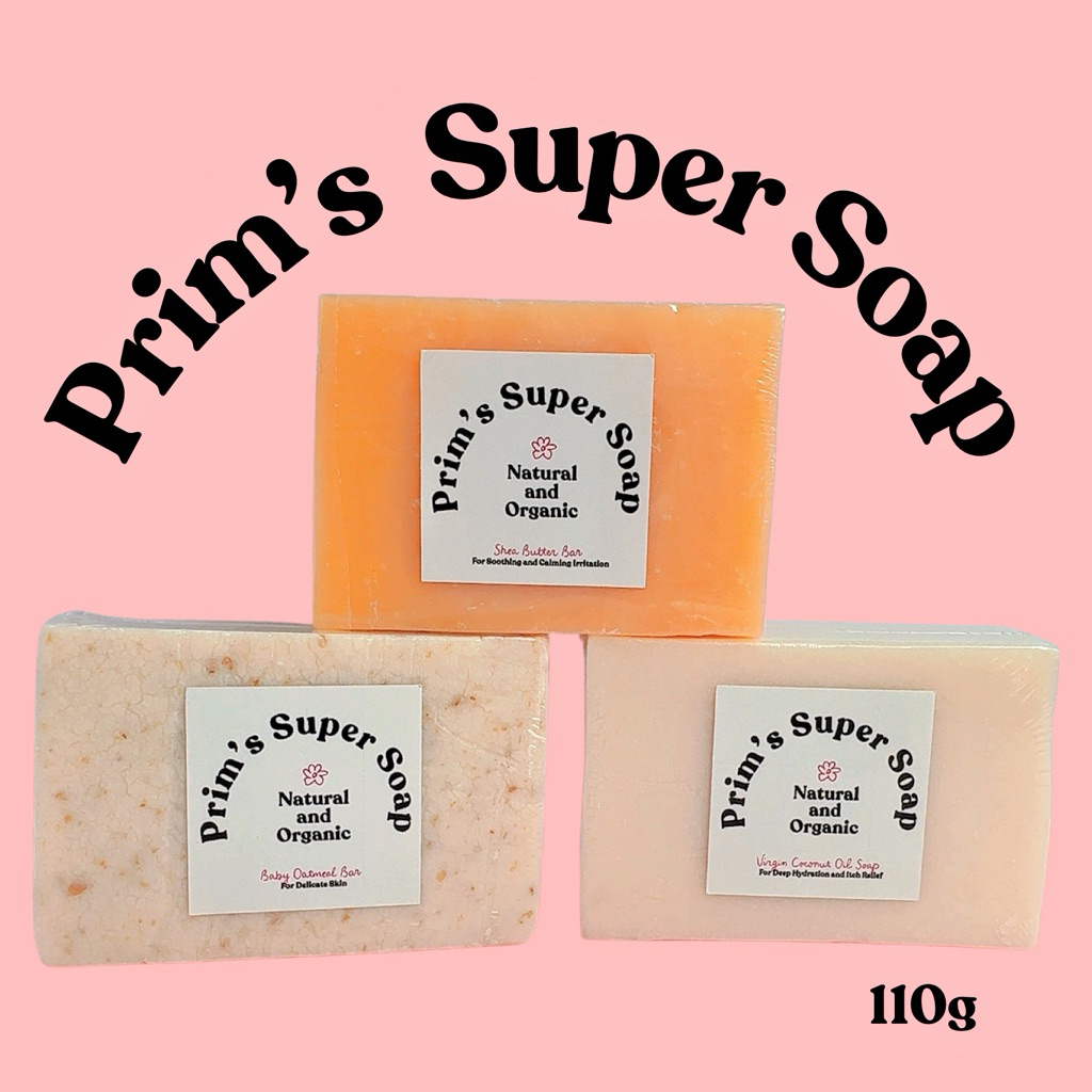 Prim’s Super Soaps Shea Oatmeal Virgin Coconut Oil 110g | Shopee ...