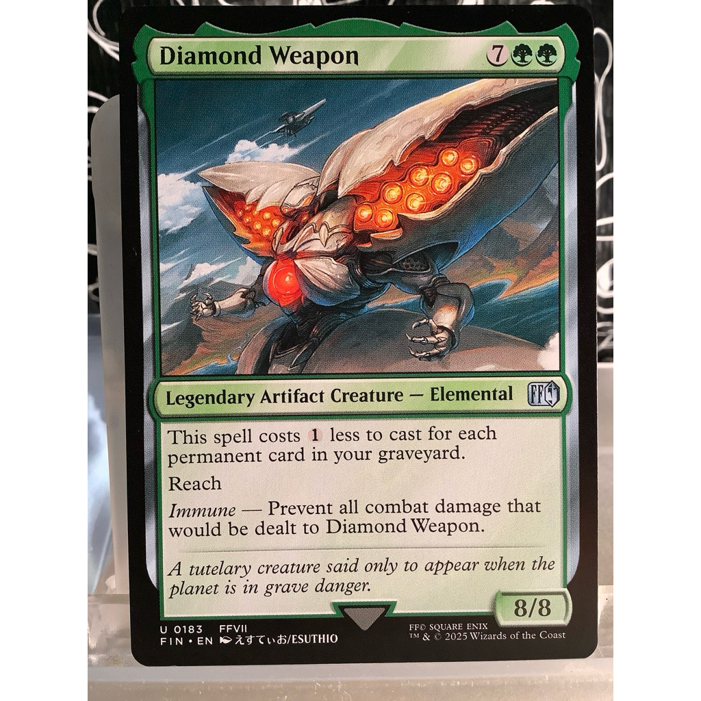 MTG - Diamond Weapon (Universes Beyond: Final Fantasy) | Shopee Philippines
