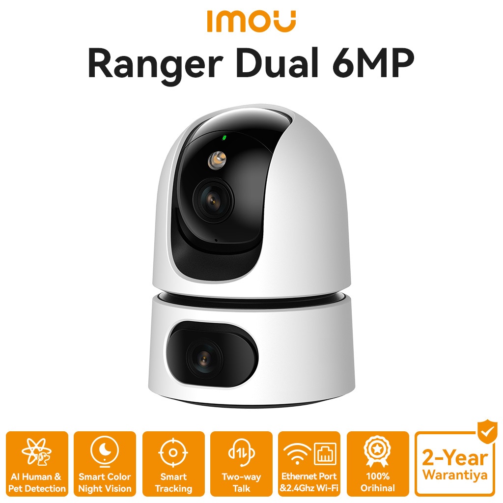 IMOU Ranger Dual 6MP +128GB Dual Lens Indoor camera CCTV Security ...
