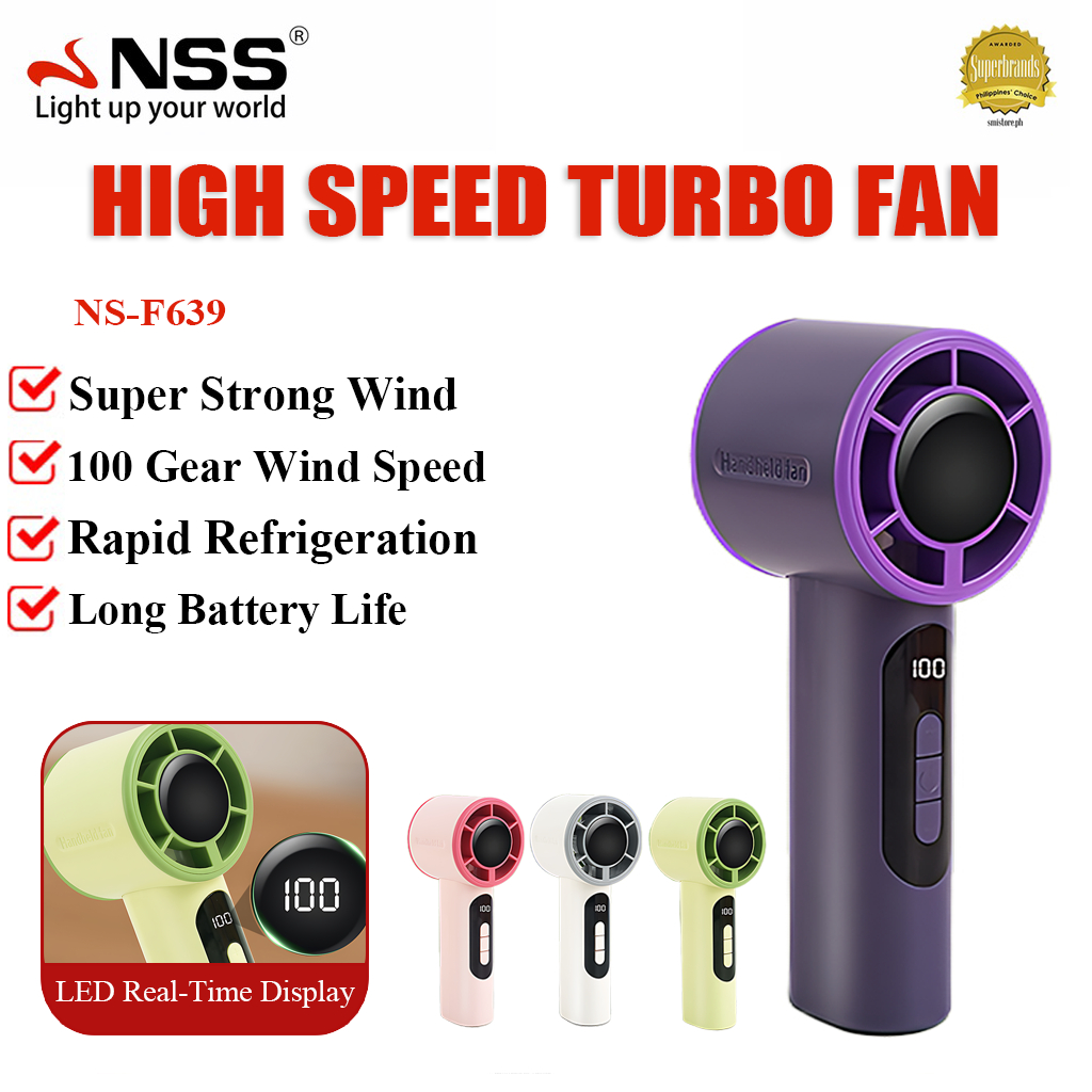 NSS High Speed Turbo Fan Portable Rechargeable Refrigeration Handheld ...