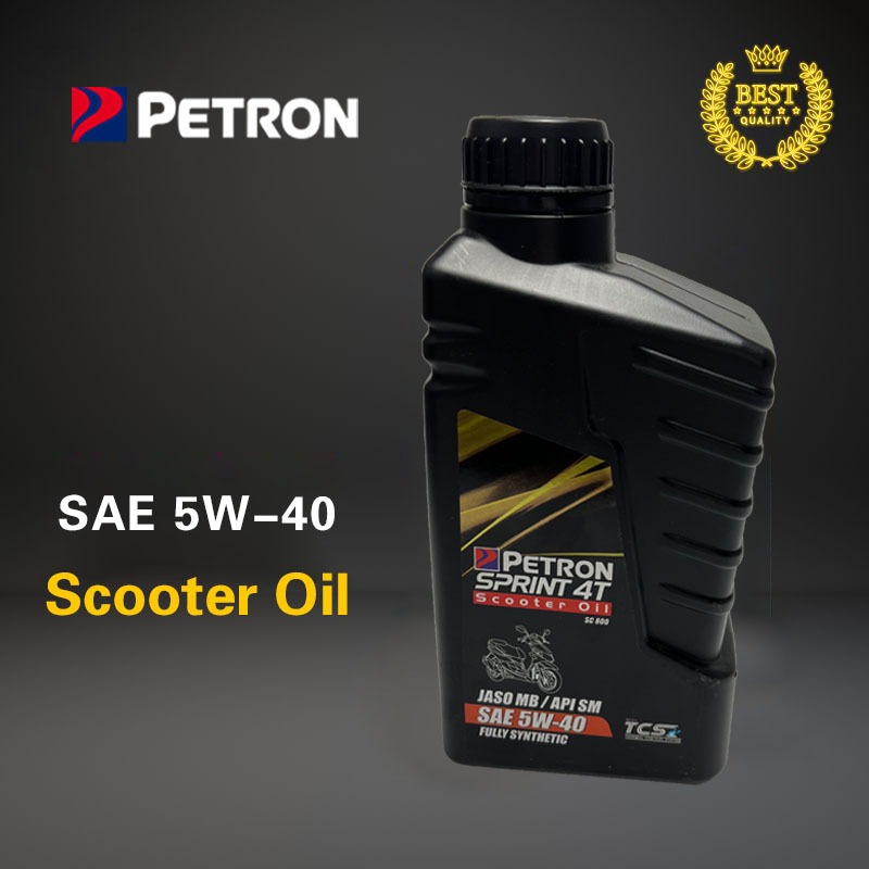 1L ！！！）Petron Sprint 4T SC 800 Scooter Oil Fully Synthetic SAE 5W-40 ...
