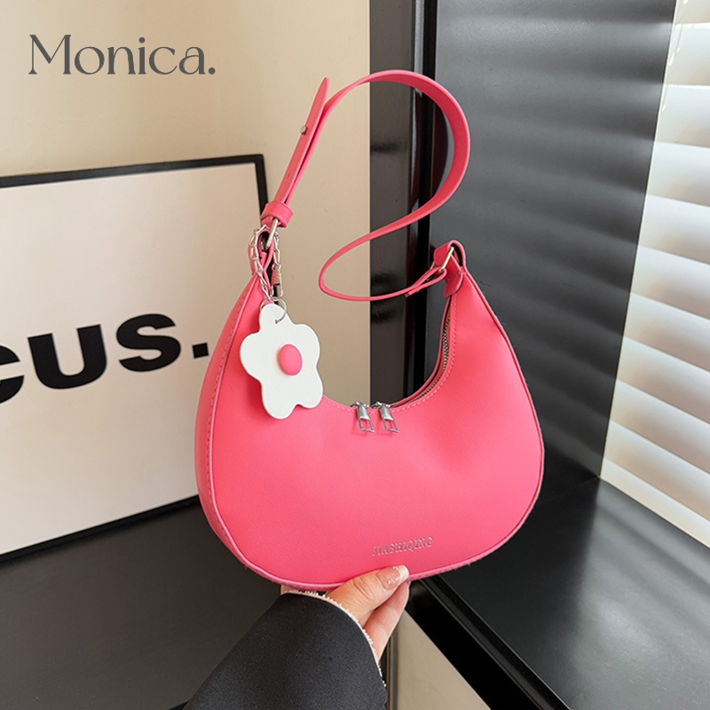 【Monica】Ladies Shoulder Bag Cute Leather Crossybody Retro Classic ...