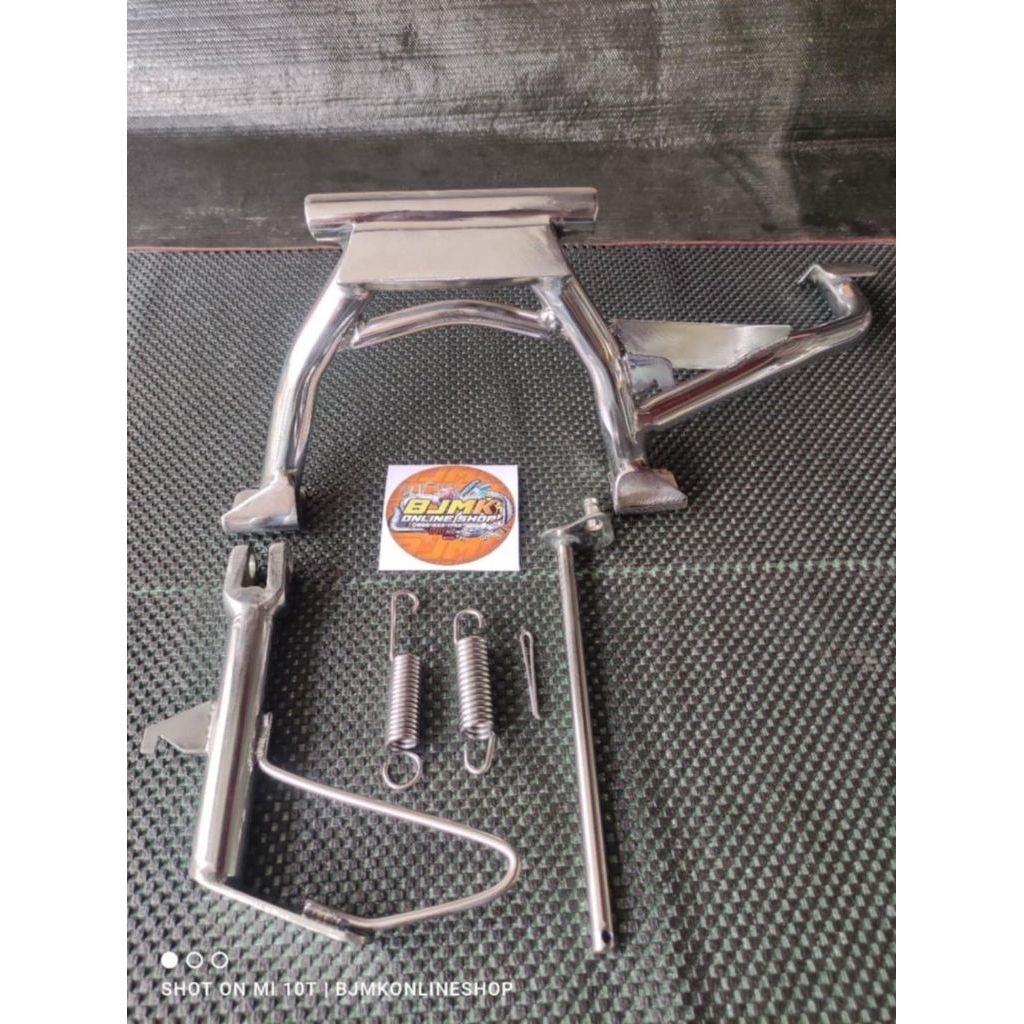 STAINLESS CENTER STAND SIDE STAND EHE ( SEMI LOWERED ) ( HONDA ADV 160 ...