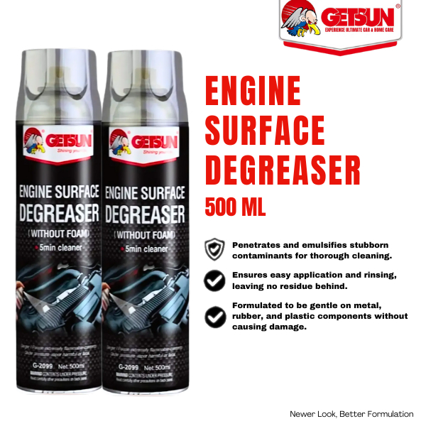 GETSUN ENGINE SURFACE DEGREASER 500ML(W/O FOAM) GT 2099 | Shopee Philippines