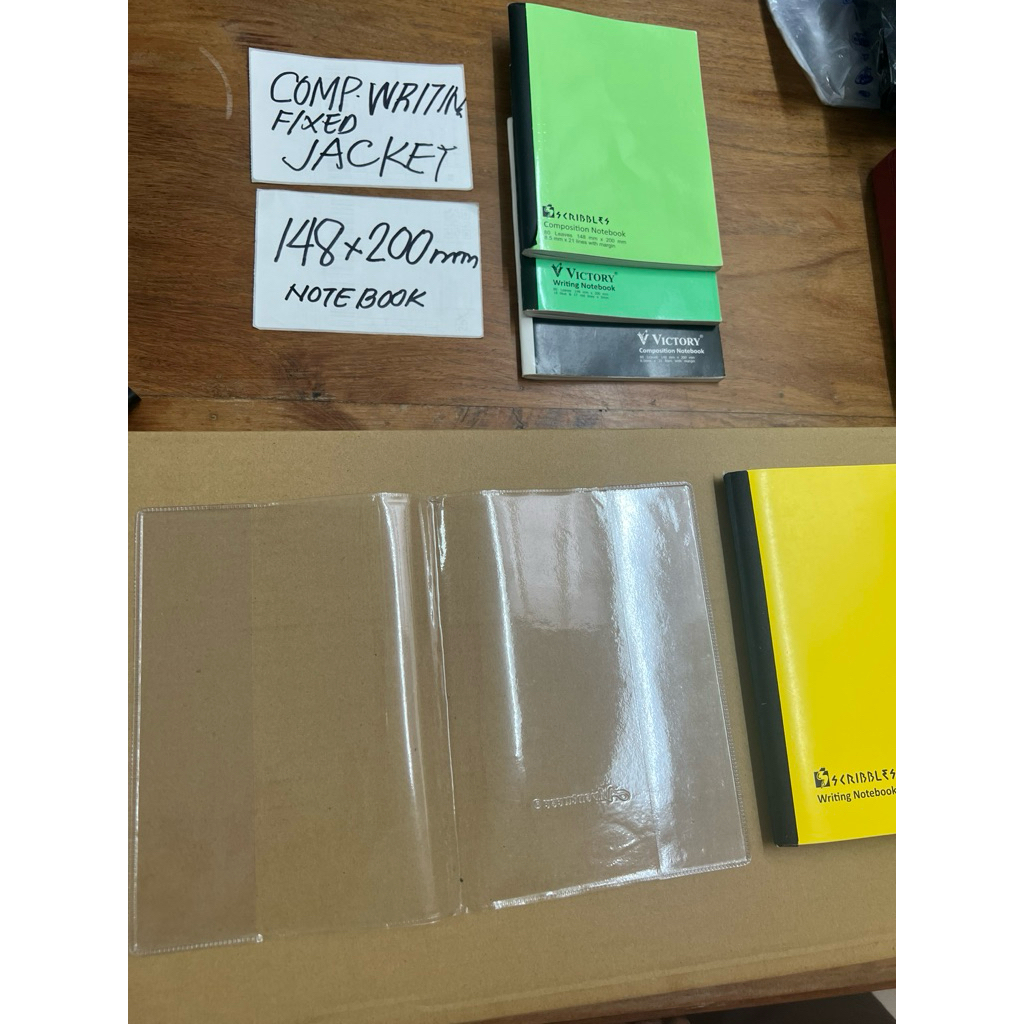 10pc Plastic Jacket Compo-NJ Writing 148x200mm 5.82x7.87inch Adventurer ...