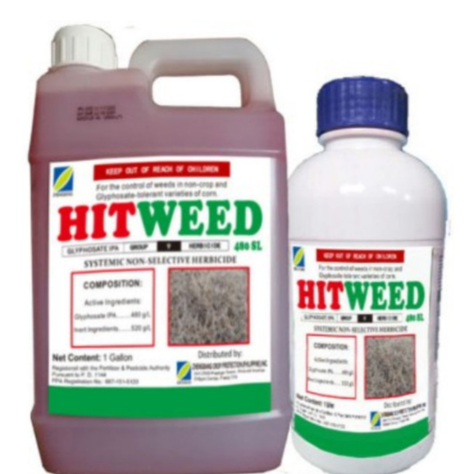 HITWEED 480 SL GLYPHOSATE 480 SL GLYPHOSATE 480G/L (1gallon and 1000ml ...