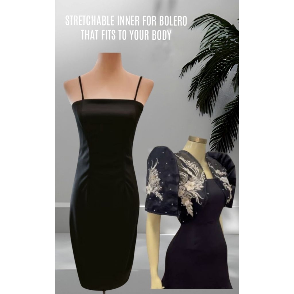 INNER DRESS FOR BOLERO / INNER FOR FILIPINIANA BOLERO (stretchable ...