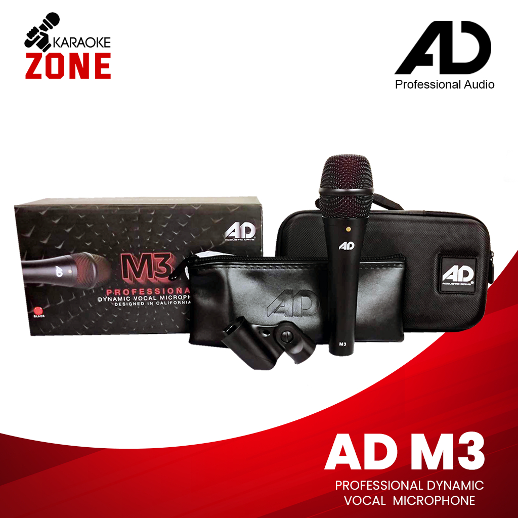 AD M3 Mic - Professional Dynamic Microphone - AD Microphone - AD M3 Mic ...