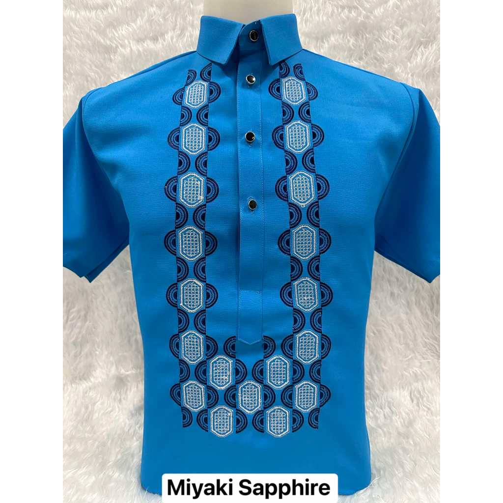 Polo Barong Miyaki Fabric | Shopee Philippines