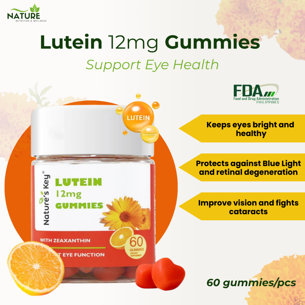 Lutein Gummies for eyes, help protect eyes from blue light and aging ...