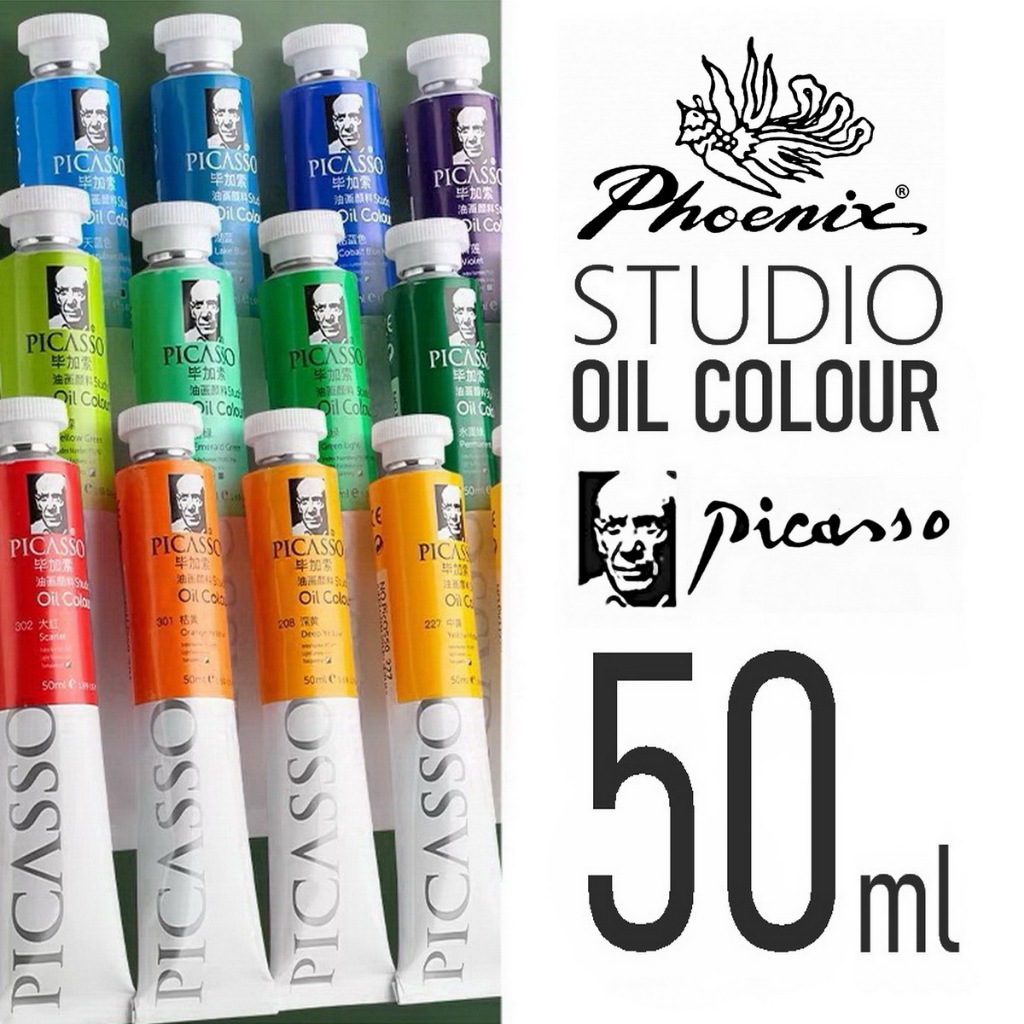 PHOENIX / Picasso Studio 50ml OIL Paint Color TITANIUM WHITE & other ...
