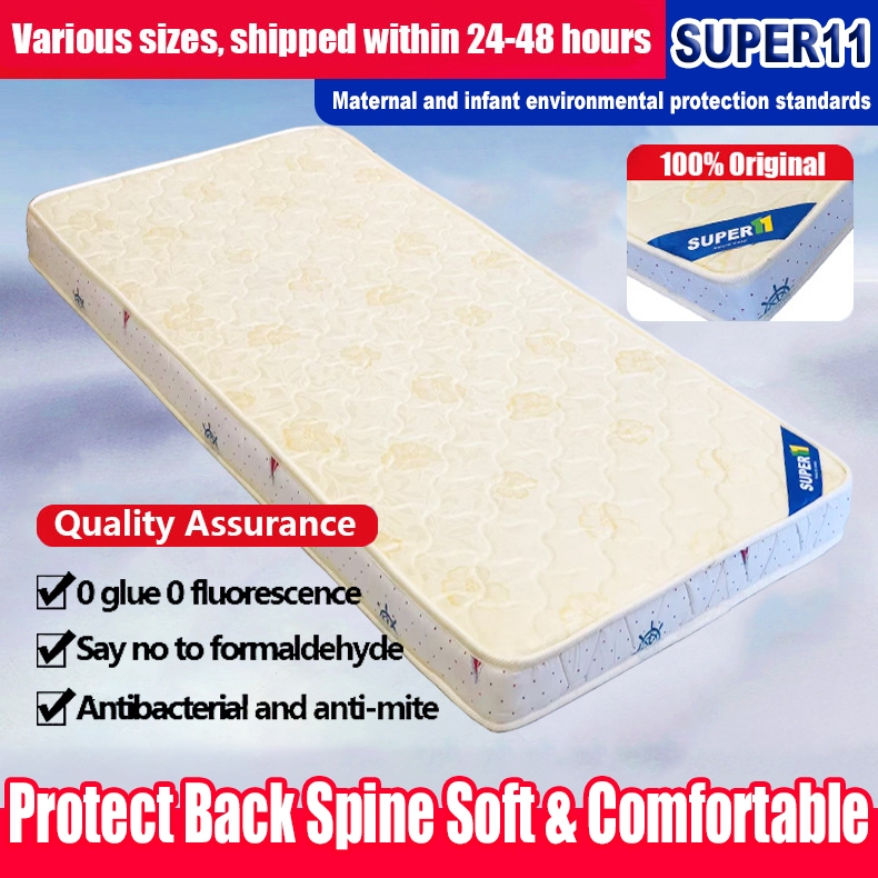 SUPER11 Memory Foam Bed Original High Elastic Mattress Single/Double ...