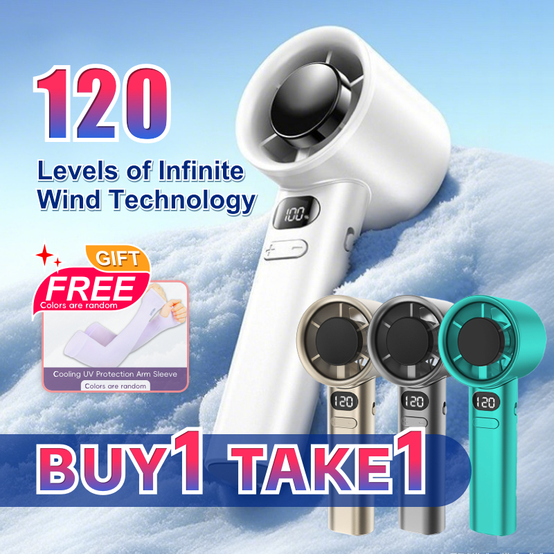 M11 Mini Turbo Fan 120-Speed Powerful Wind Summer Must-Have PortableFan ...