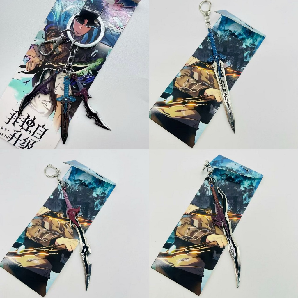 Solo Leveling Sung Jin Woo Demon King's Longsword Kasaka's venom Fang ...