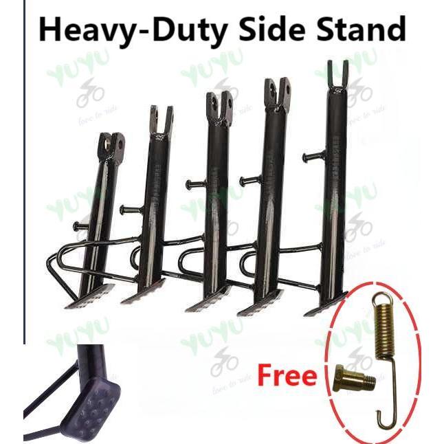 Heavy Duty Motorcycle Non-skid and Classic Side Stand Steel Universal ...