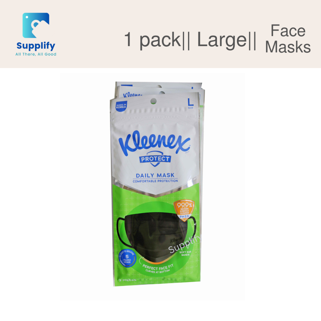 Kleenex Daily Face Mask 3pcs (1pack) | Shopee Philippines