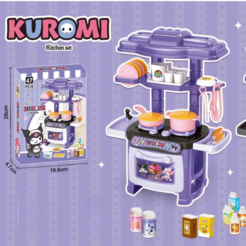 Fun Mini Diy Cooking Set Kuromi Design Toys | Shopee Philippines