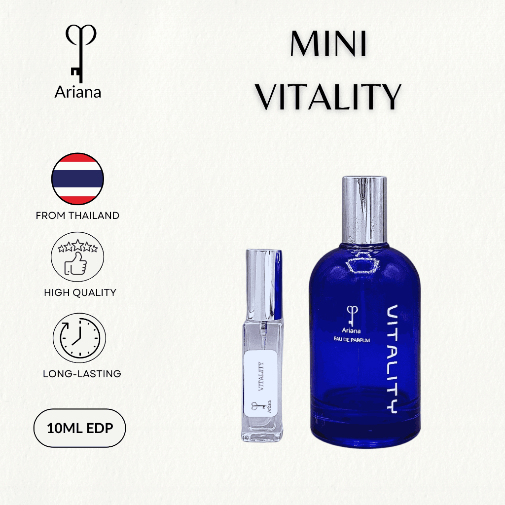 ARIANA MINI Vitality 10ml For Him Long lasting Perfume EDP Fragrance ...
