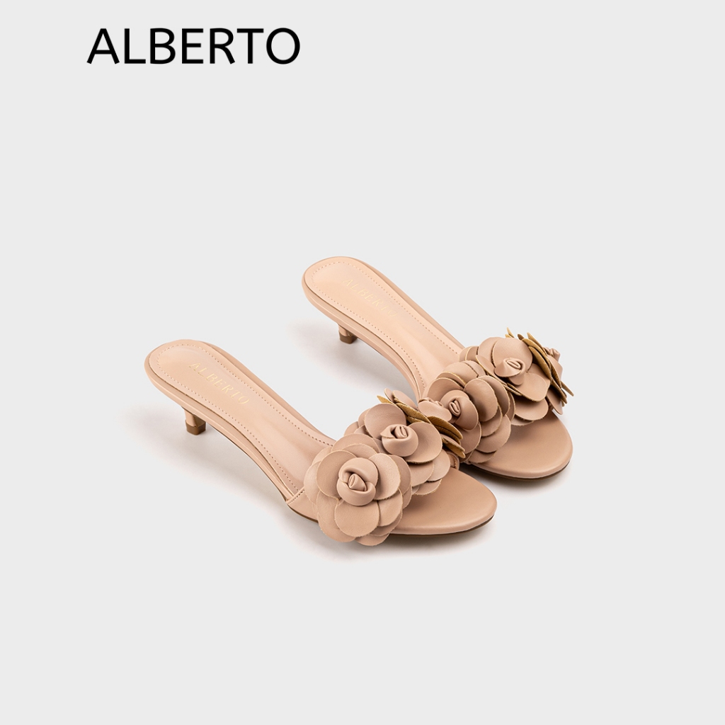 ALBERTO Women's Britanny Heeled Sandals | Shopee Philippines