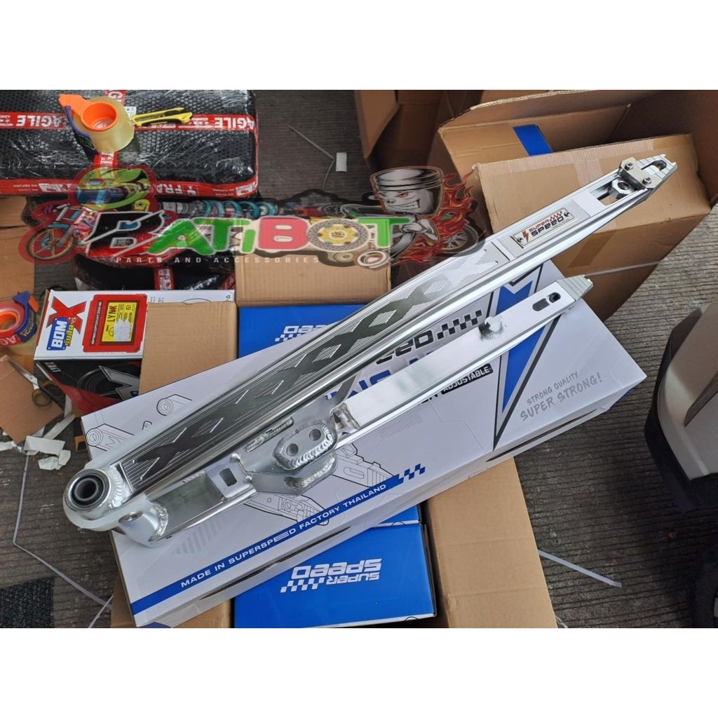 Superspeed Cnc Swing Arm Plus2 For Raider 150 Carb / Fi Quick Release ...