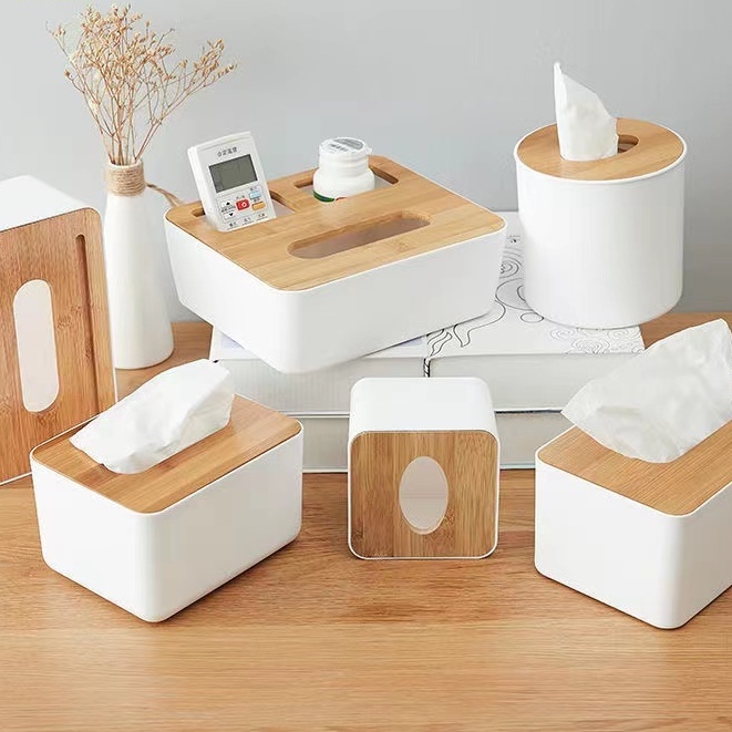 Wooden lid Tissue Box Tissue Holder Tissue Storage Box Tissue Holder ...